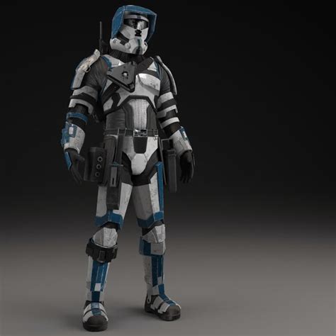 Artstation Old Republic Havoc Trooper Caleb Kozma Star Wars