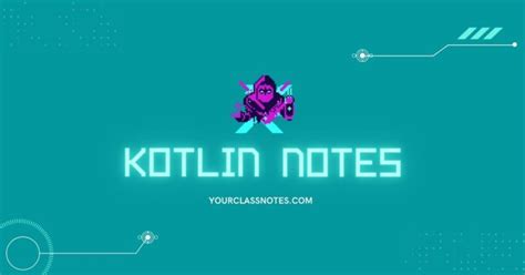 Best Kotlin Notes In Pdf Kotlin Tutorial Ebook For Download Kotlin