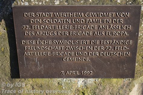 Peden Barracks Wertheim Trace Of History Overseas Igs