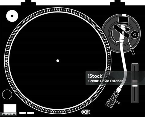 Vector Image Of The Classic Technics Sl1210 Turntable Vinyl Player Stock Illustration Download