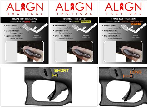 Glock Thumb Rest Trigger Pin Align Tactical