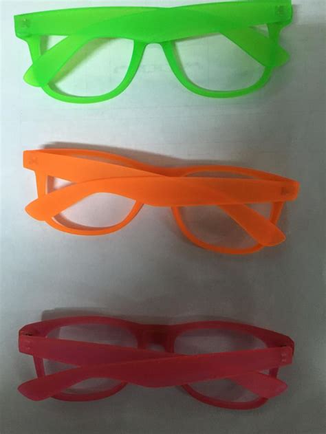 Fluorescence 3d Diffraction Glasses With Pc Clear Diffraction Lens Eco