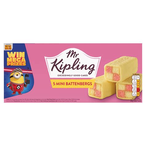 Mr Kipling 5 Mini Battenbergs One Stop