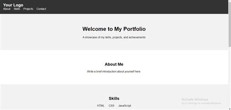 Personal Portfolio Website Using HTML CSS JavaScript With Source Code CodeWithCurious
