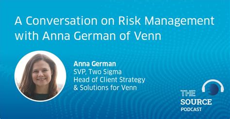 Anna German Head Of Venns Client Solutions Team Had The Opportunity To Speak With Lisa