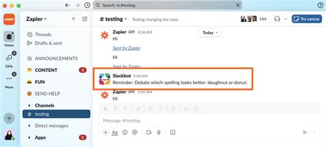 How To Slack Reminders Zapier
