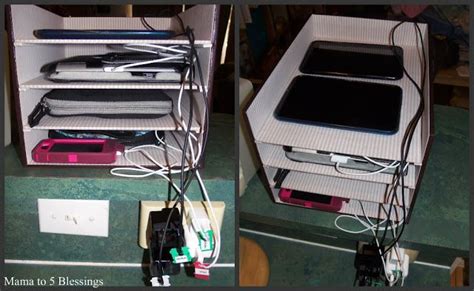 Organizing Cords With Plastic Bread Ties Mama To 6 Blessings Cord Organization Organization