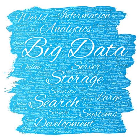 Vector Big Data Large Size Storage Systems Stock Vector Illustration Of Manage Information