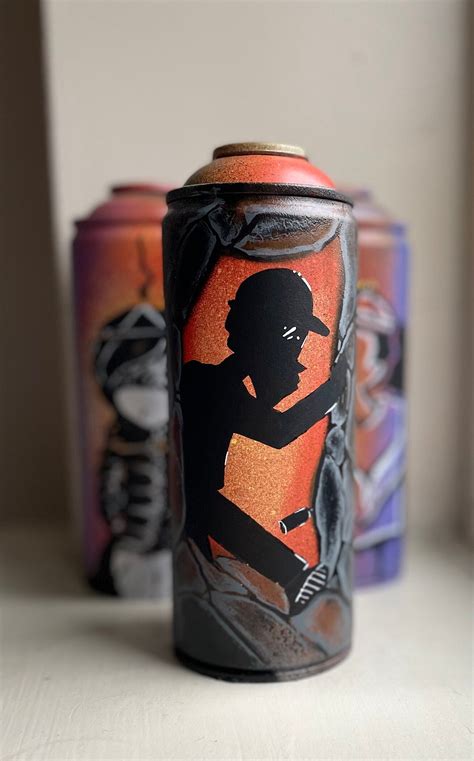 Custom Graffitistreet Art On Spray Cans Etsy