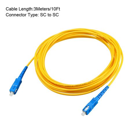Uxcell Fiberkabel 3 Meter 10ft Sc Til Sc 9125 S Grandado