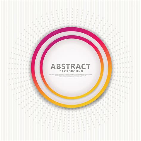 Premium Vector Abstract Circle Geometric Pattern Design With Halftone