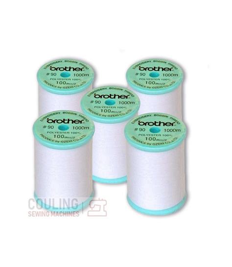 Brother Embroidery Bobbin Thread 1000m 90 Weight