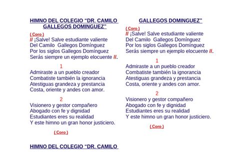 Himno Al Cam Gall 24oct16 13feb22 Marce Pdf