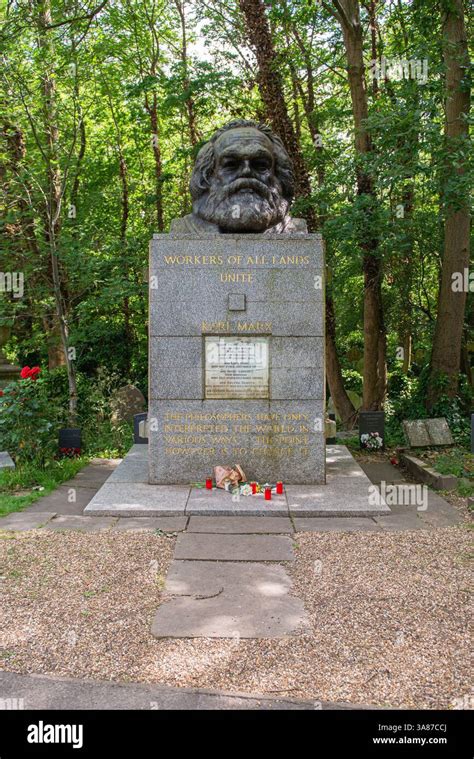 The Grave Of Karl Marx Philosopher Political Theorist Economist