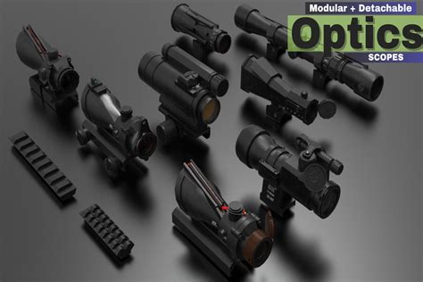Optics 3d Props Unity Asset Store
