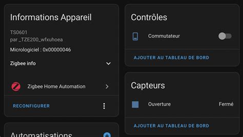 Tuya Ts0601 Zigbee Garage Door Opener Third Party Integrations Home