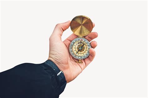Hand Holding Compass Isolated Image Free Photo Rawpixel