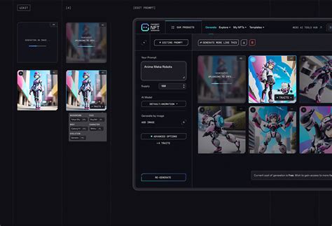 Chaingpt Ai Nft Generator Web Ui Design Behance