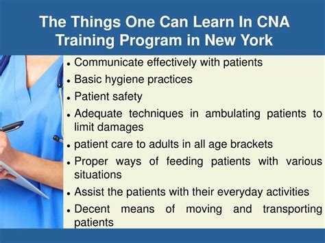 Ppt Cna Training Program Under The Supervision Of A Experianced