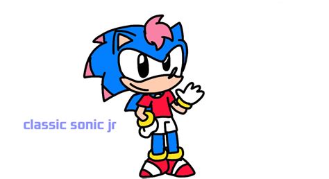Meet Classic Sonic Jr By Sonicjrthecoolest On Deviantart