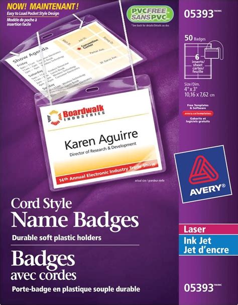 3x4 Name Badge Template