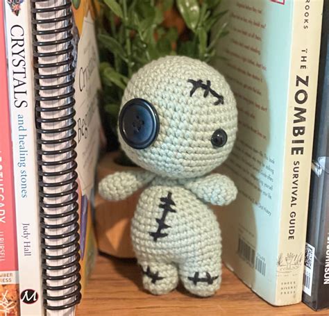 Voodoo Doll Zombie Doll Crochet Zombie Amigurumi Zombie Wicked Zombie Zombie Plushie