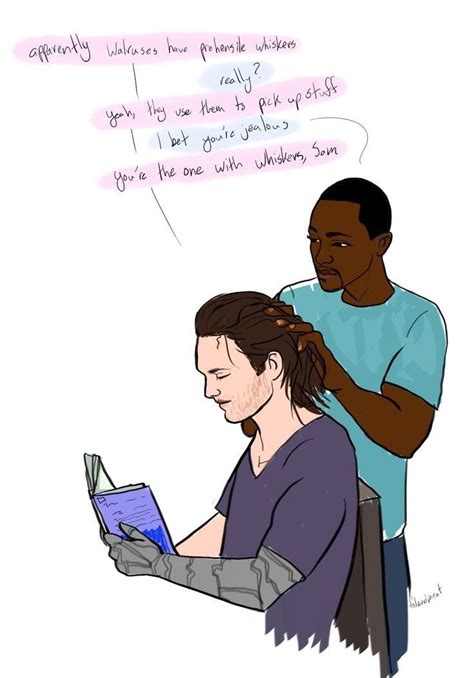 Pin By Yaoi Gays On Sambucky Sam X Bucky Bucky Barnes Bucky Barnes Fanart Marvel Headcanon