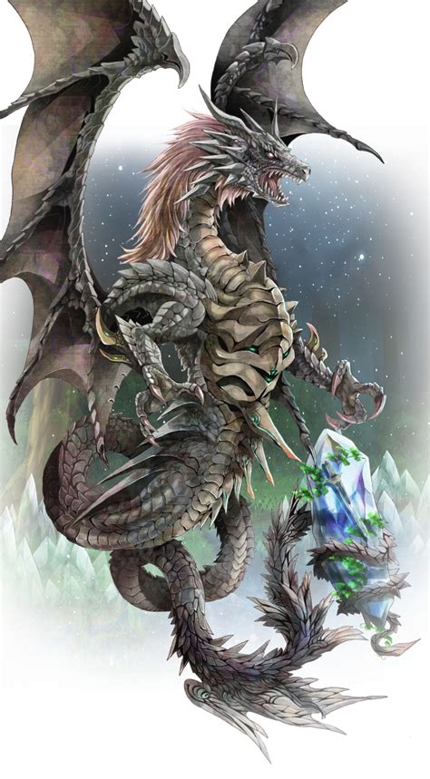 Shinryuu Final Fantasy And 1 More Drawn By Michiiyuuki Danbooru