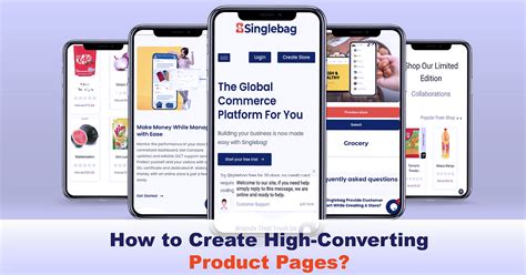How to Create High-Converting Product Pages? All you need to know! | by Singlebag Ecommerce | Medium