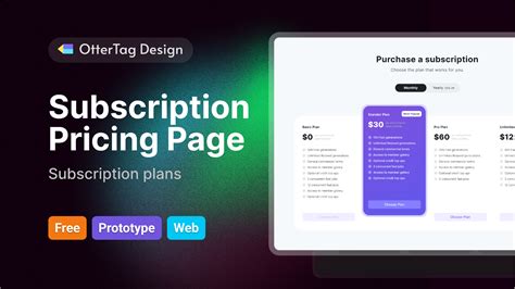 Pricing Model Pricing Table Figma
