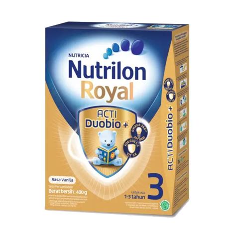 Nutrilon Royal 3 Vanila Susu Pertumbuhan Bubuk 400 Gr Kegunaan Efek