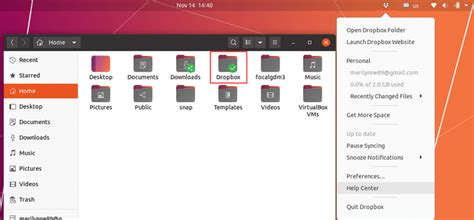 how to install and setup dropbox in ubuntu 20 04 gnome mate fostips