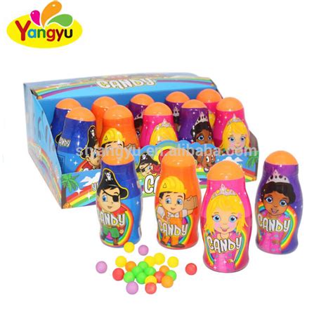 Round Hard Candy With Candy Sweet And Sweet Fruit Flavor In Funny Bottle China Price Supplier