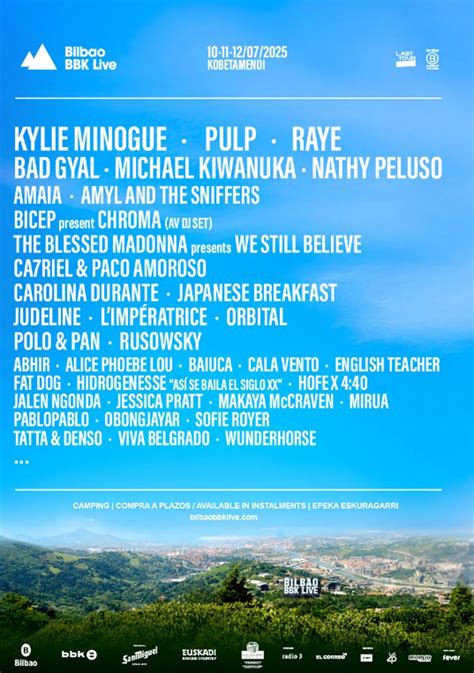 Cartel Del Bilbao Bbk Live 2025 El Correo