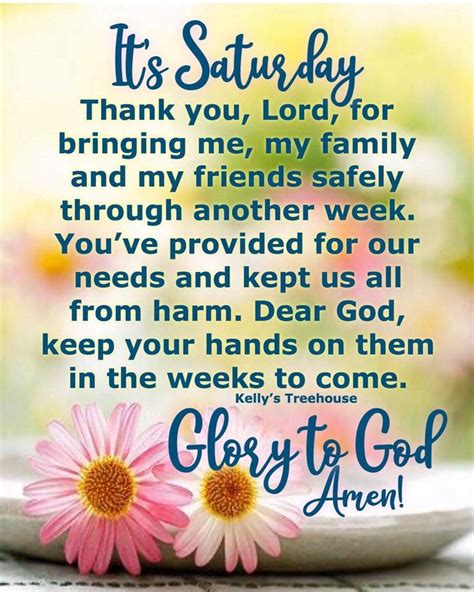 Saturday Morning Prayer Quotes