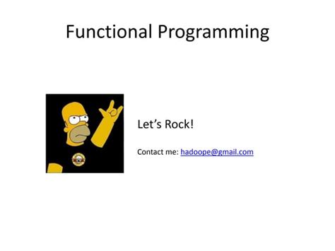Functional Programming Ppt
