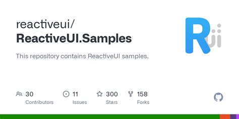 Github Reactiveuireactiveuisamples This Repository Contains