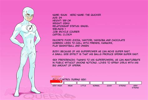 Rule 34 Character Sheet Cumming Koneko Queen Shun Superhero The