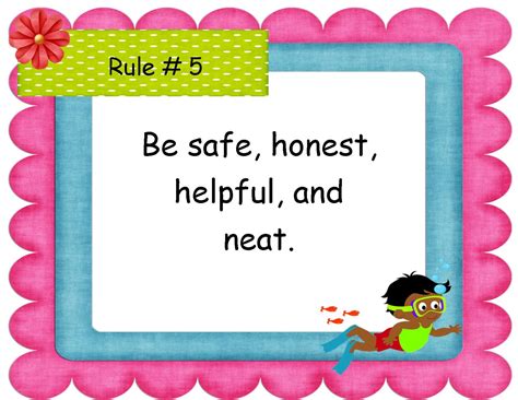 Mrs Cooks 2nd Grade Blog Ocean Class Rules