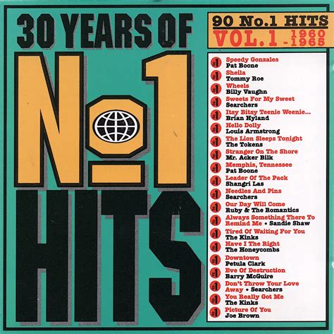 30 Years Of No 1 Hits Vol 1 5 1960 1990 5 Cd 1990 Special Edition