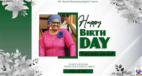 Happy Birthday First Mt Horeb Missionary Baptist Church Facebook