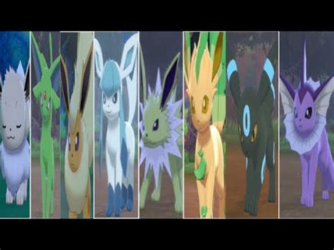 All Shiny Eeveelutions In Pokemon Sword And Shield After A Total Of