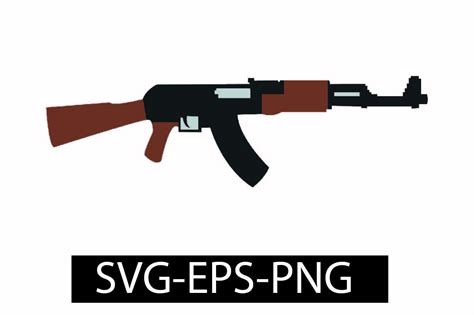 Gun Vector Graphic By Attractive Merch Market · Creative Fabrica