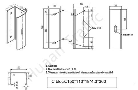 C Post For Highway Guardrail Huaan Traffic