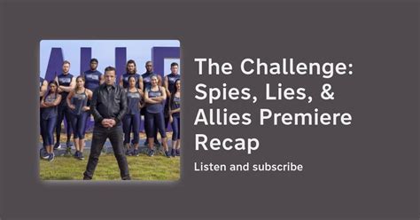 The Reality Friends Podcast Cover The Premiere Of Spies Lies And