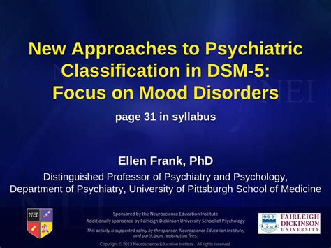 Pdf New Approaches To Psychiatric Classification In Dsm 5 Cdn