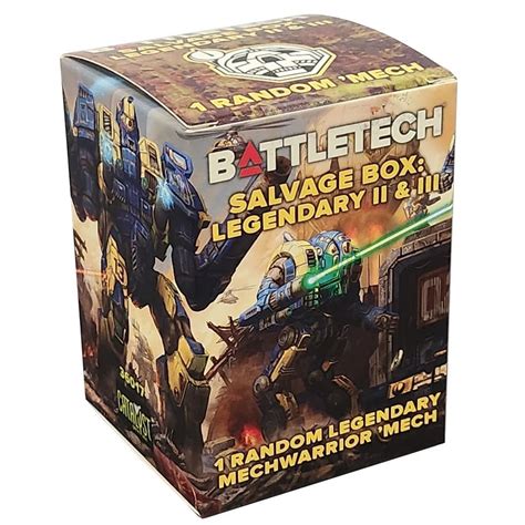 Battletech Salvage Box Legendary Ii And Iii Blind Box Mind Games