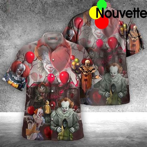 Pennywise Youll Float Too Hawaiian Shirt Nouvette