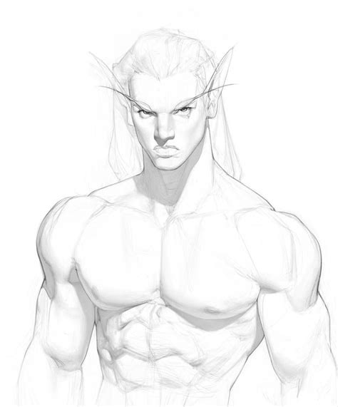 Elf Portrait Wip By Pure In Heart