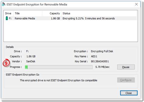 Kb7198 Encrypt A Memory Stick Or External Disk Using Eset Endpoint Encryption